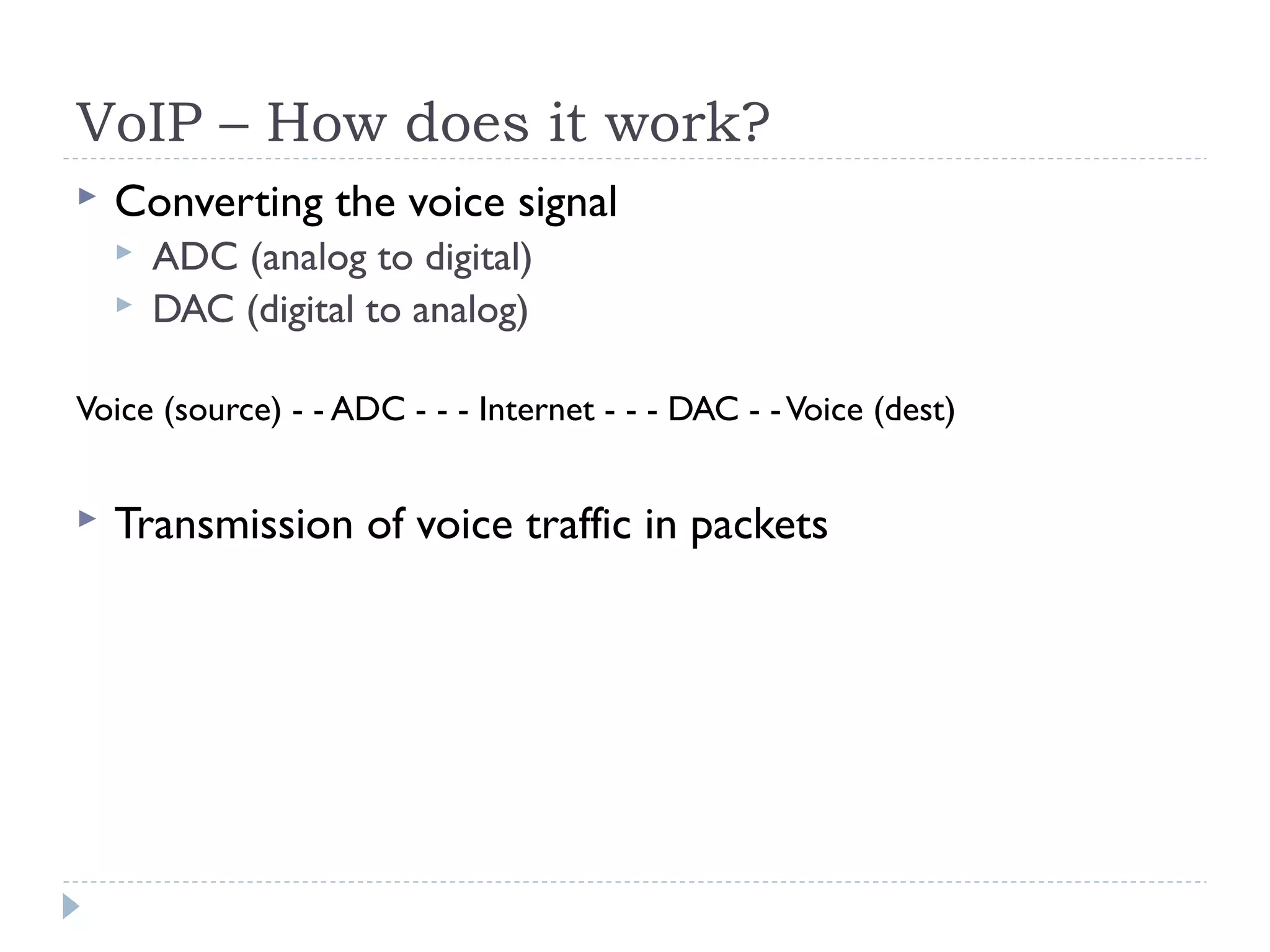 Voice Over IP (VoIP) | PPT