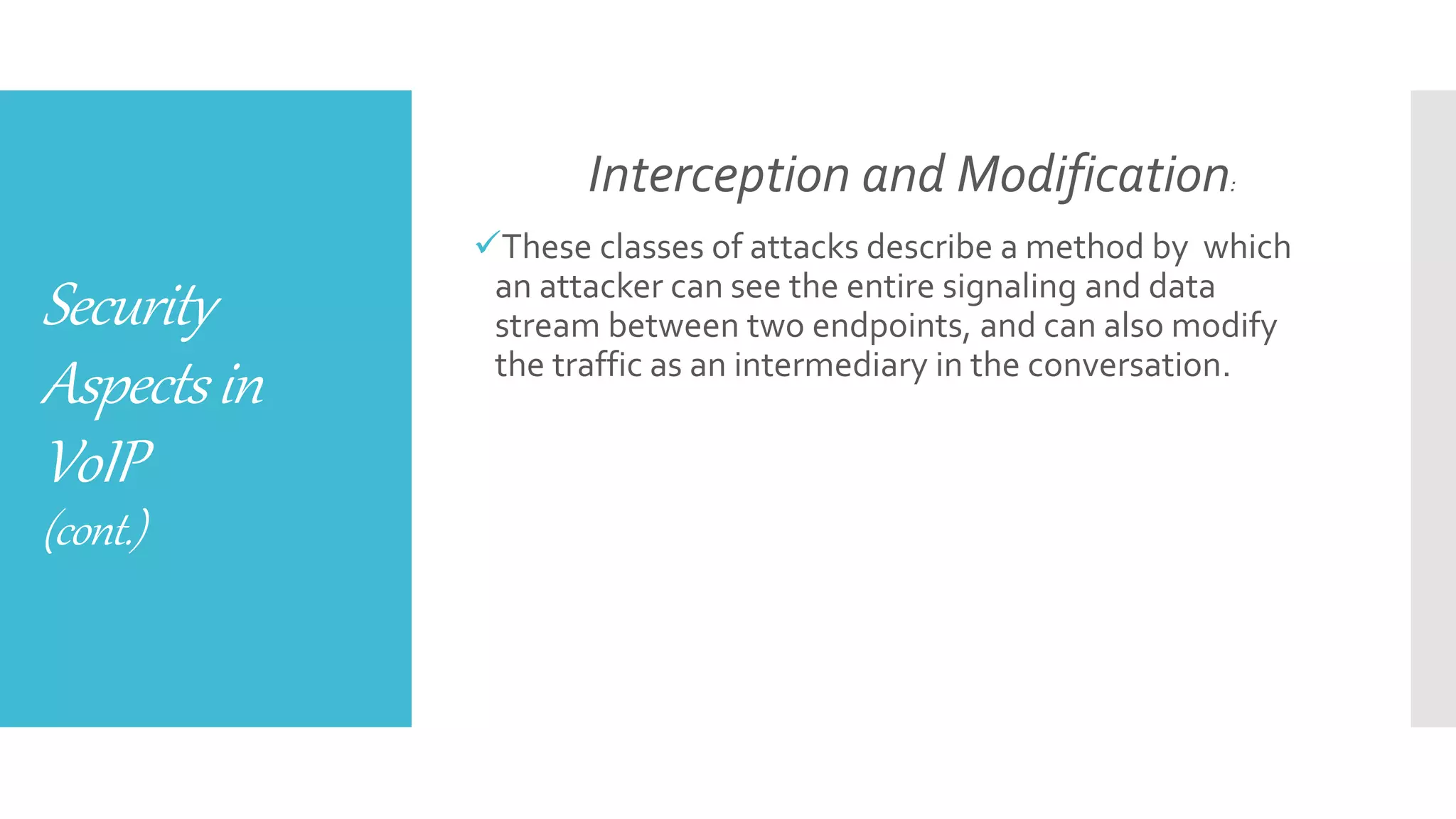 Voip security | PPTX