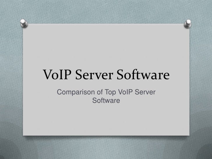 VoIP Server Software