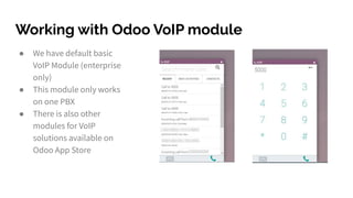 VoIP Service and Marketing using Odoo and Asterisk PBX | PPT
