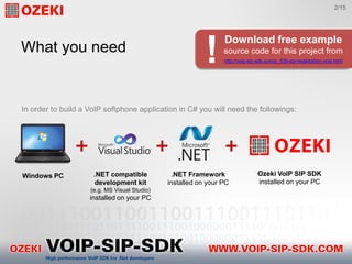 #1 How to develop a VoIP softphone in C# by using Ozeki VoIP SIP SDK ...