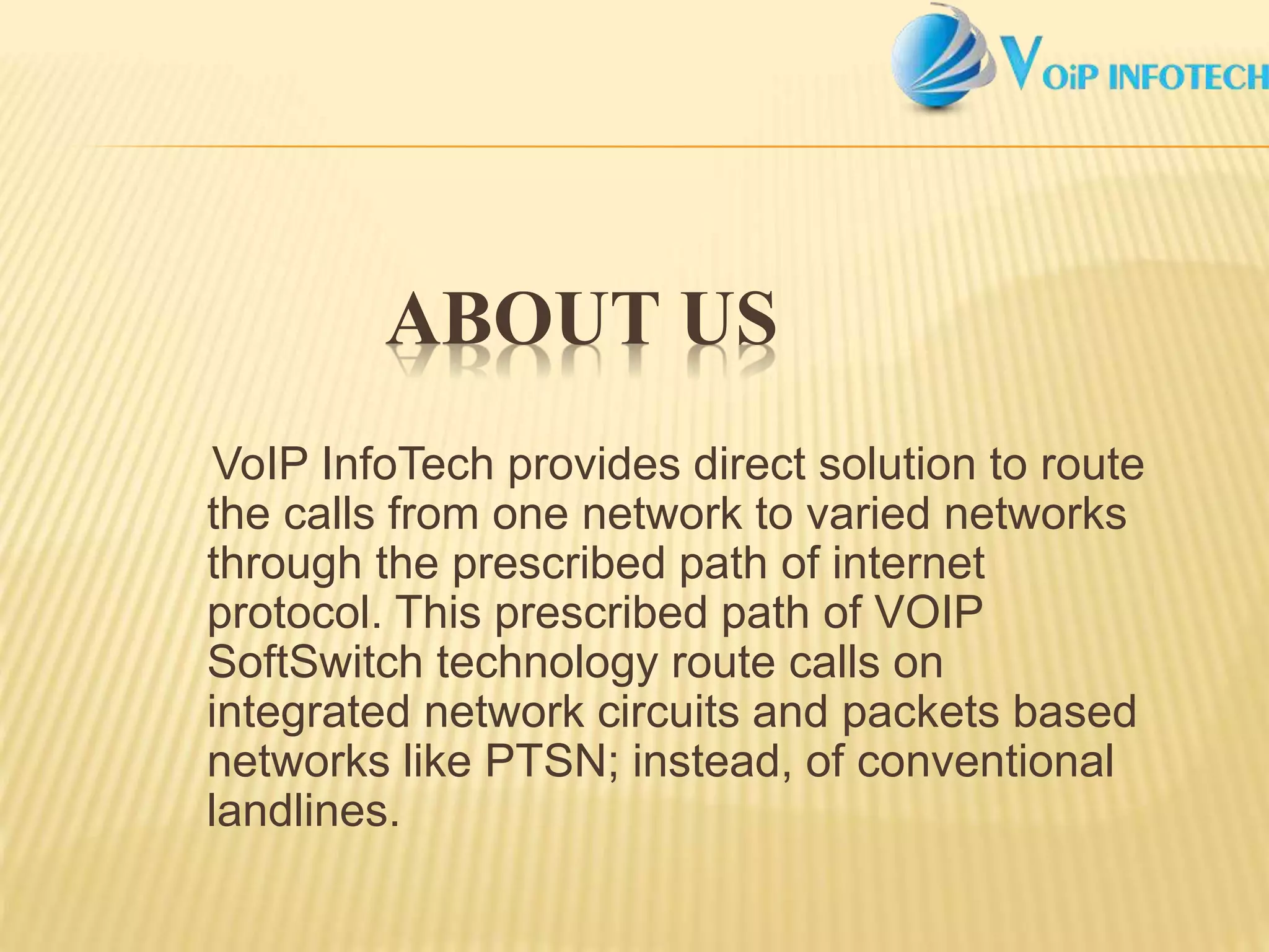 Voip softswitch software | PPTX | Computer Networking | Computing