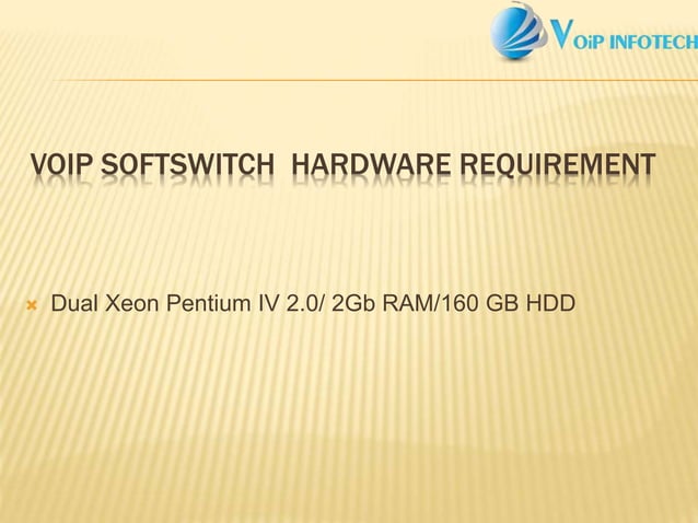 Voip softswitch software | PPTX | Computer Networking | Computing
