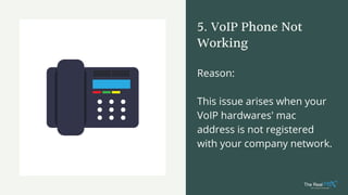 7 VoIP Troubleshooting Tips For Common Problems | PPT