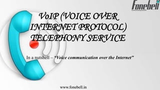 Voip (voice over internet protocol) | PPT