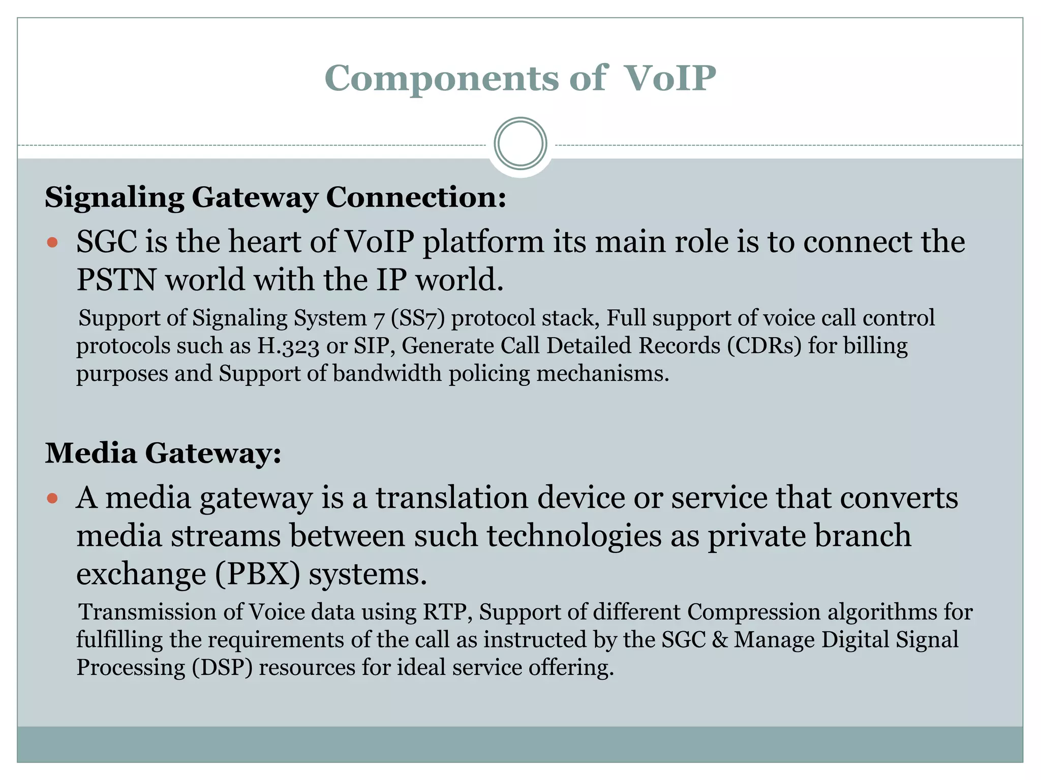 VoIP (Voice over Internet Protocol) | PPTX