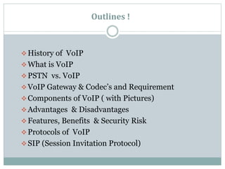 VoIP (Voice over Internet Protocol) | PPTX