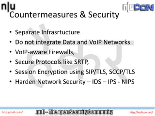 VoIP – vulnerabilities and attacks | PPT
