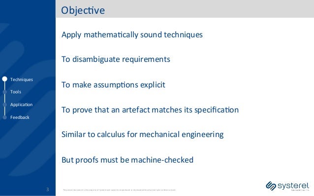 The Application Of Formal Methods To Railway Signalling Software