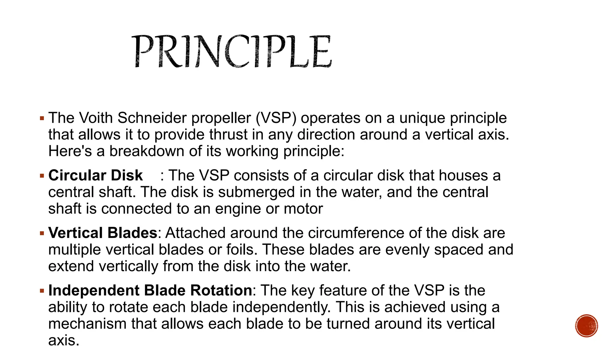 VOITH SCHNEIDER PROPELLER propeller propeller | PPTX