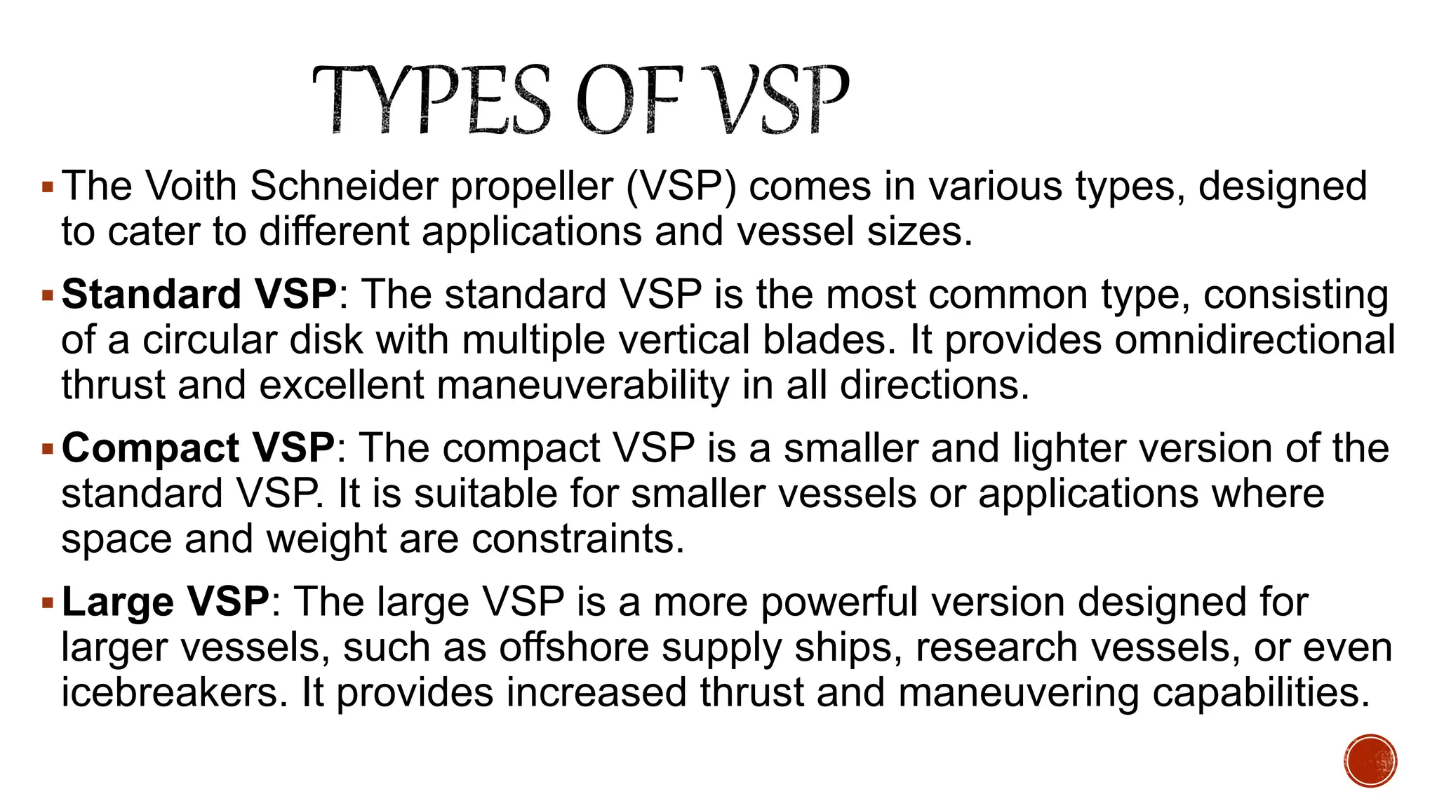 VOITH SCHNEIDER PROPELLER propeller propeller | PPTX