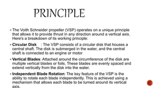 VOITH SCHNEIDER PROPELLER propeller propeller | PPTX
