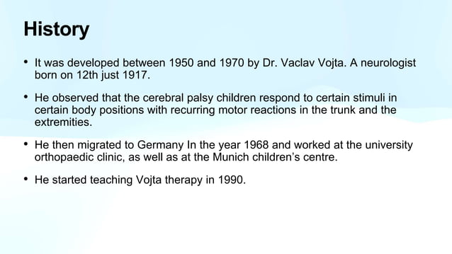 vojta therapy | PPTX