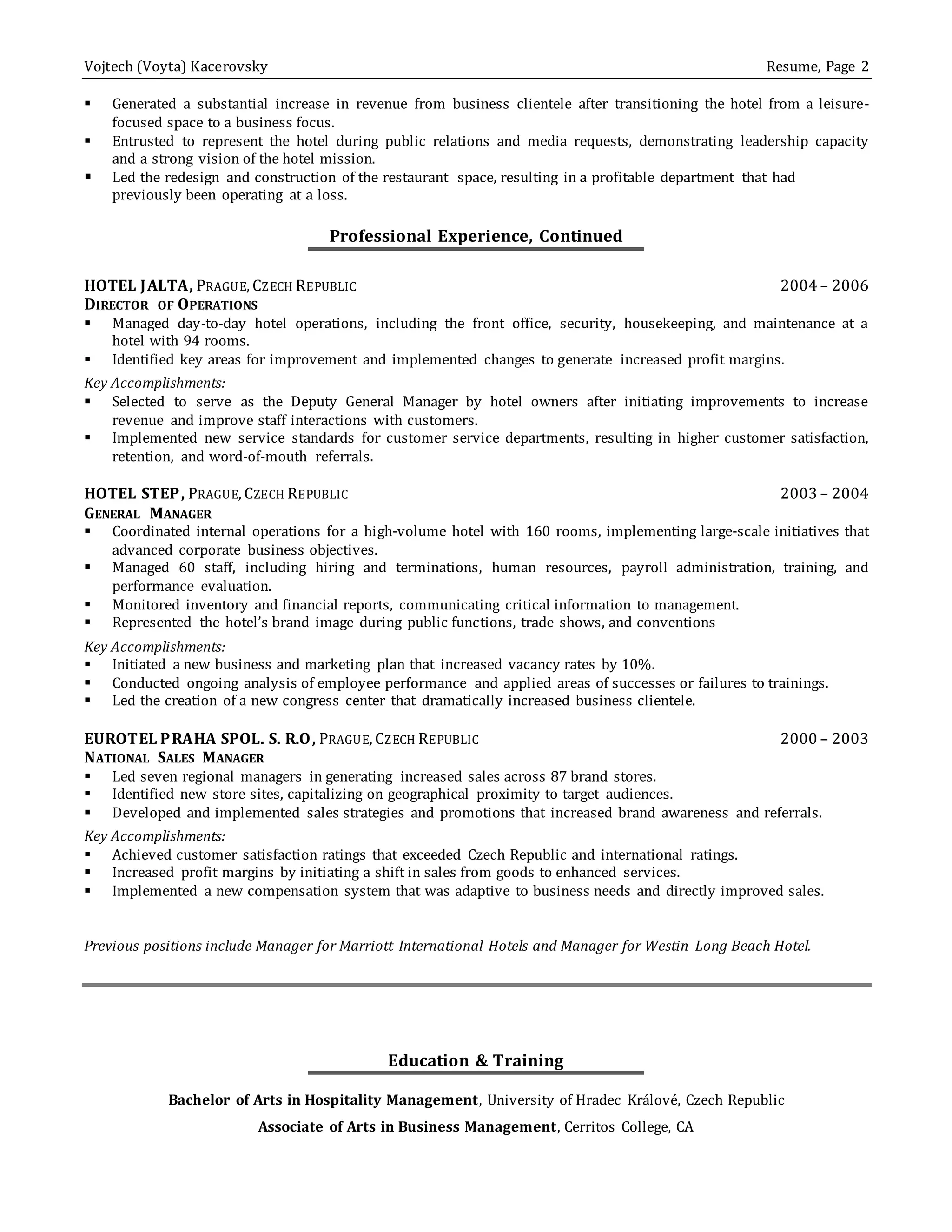 Vojtech voyta-kacerovsky-resume-2016 | DOCX