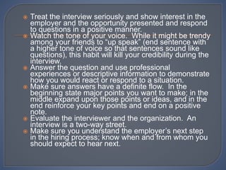 Interview tips | PPT