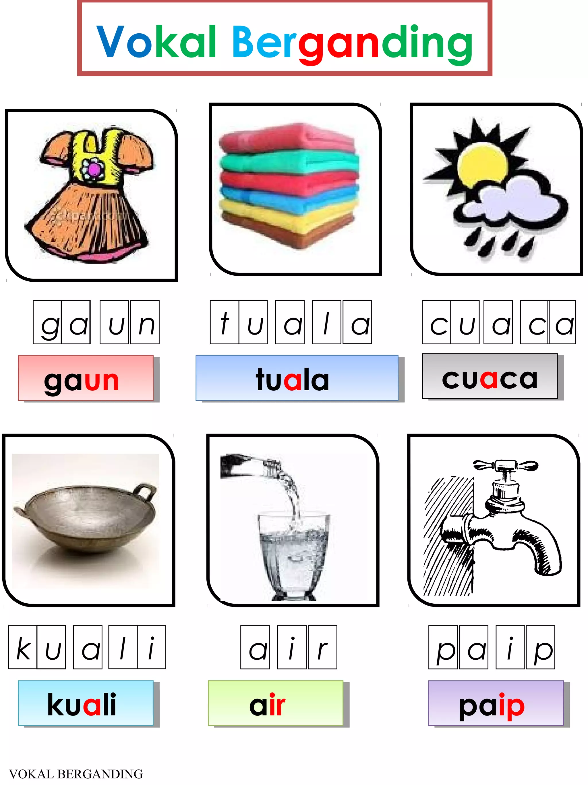 (Vokal berganding) 3 fb | PPT