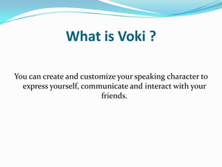 Voki | PPTX