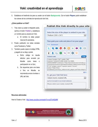 Voki: creatividad en el aprendizaje | PDF
