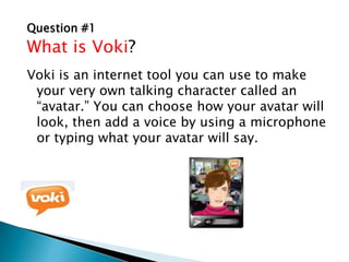 Voki (2) | PPTX | Web Development | Internet