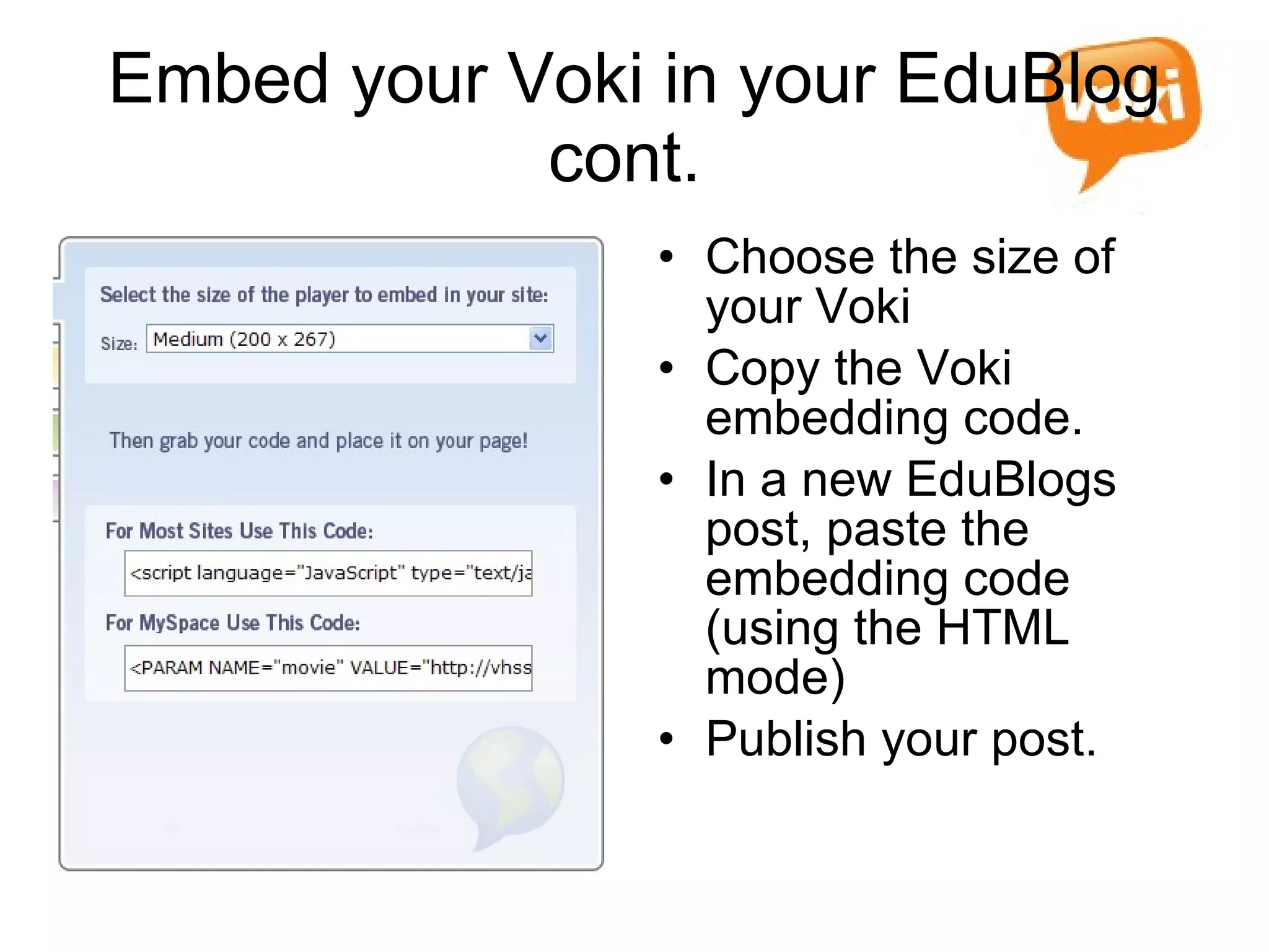 Voki Activities | PPT