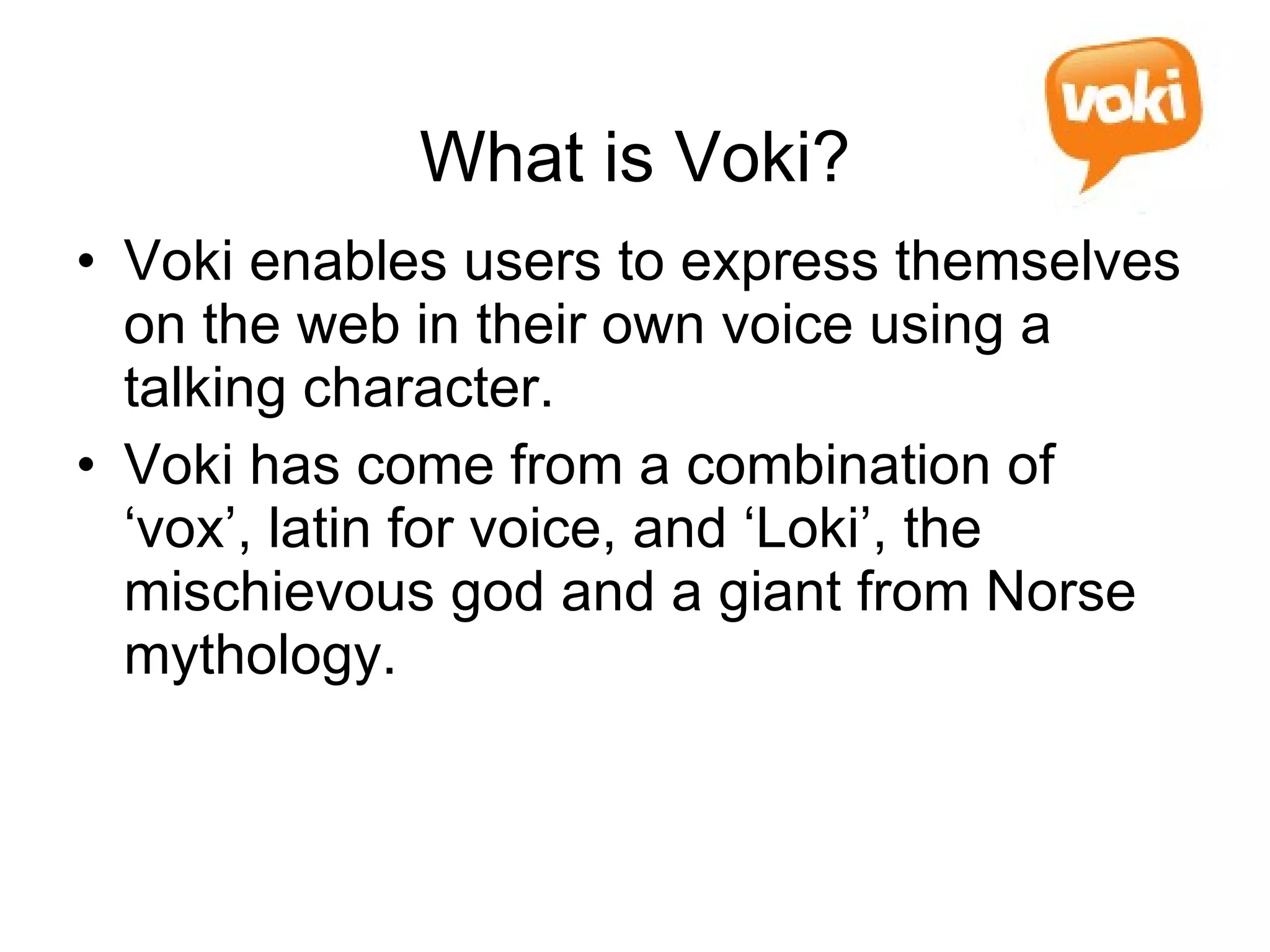 Voki Activities | PPT