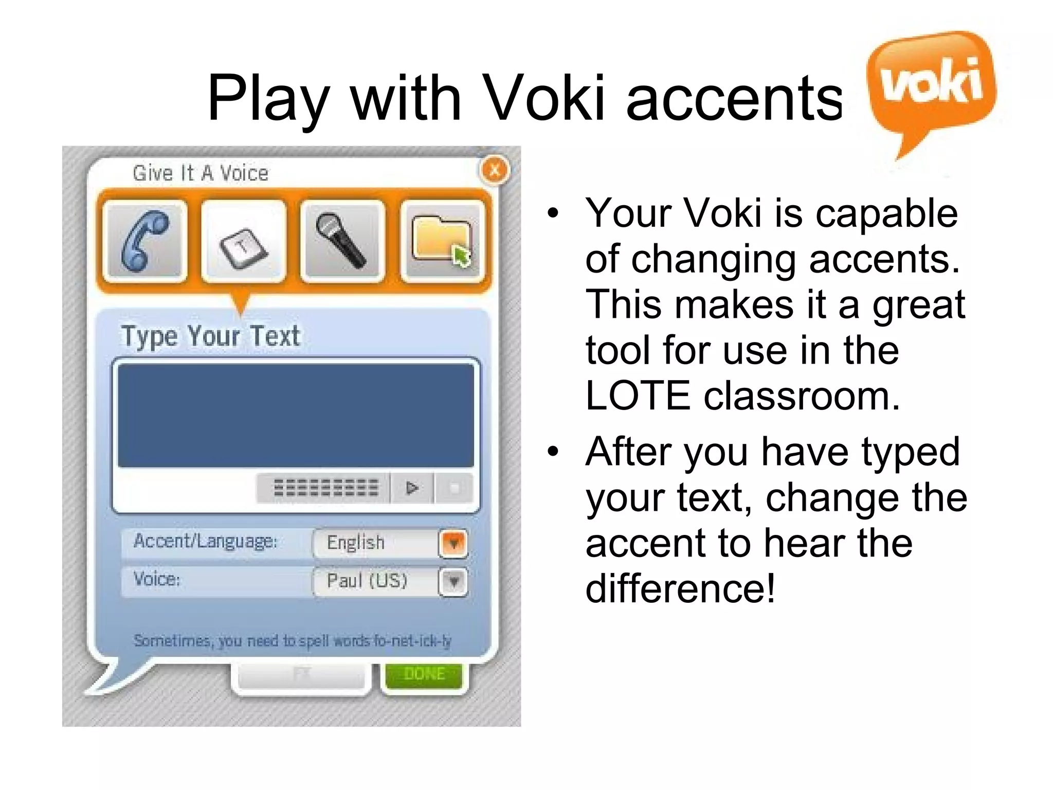 Voki Activities | PPT