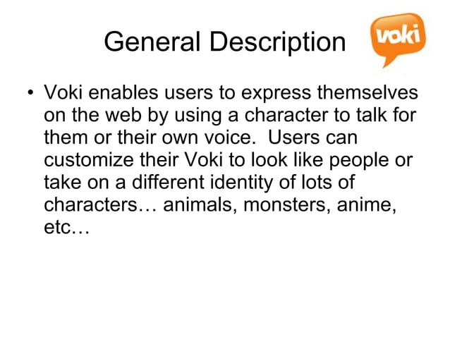 Voki Activities | PPT