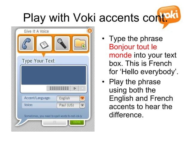 Voki Activities | PPT