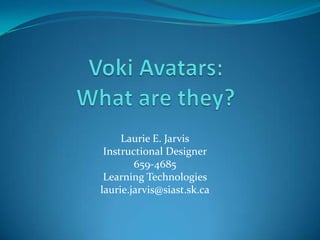 Voki avatars | PPT