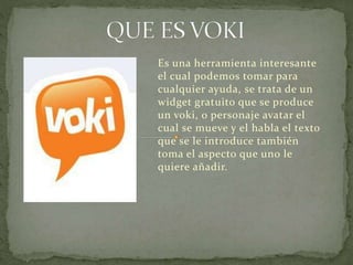 Voki presentacion | PPTX