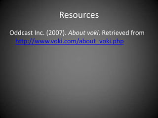 Voki presentation | PPTX