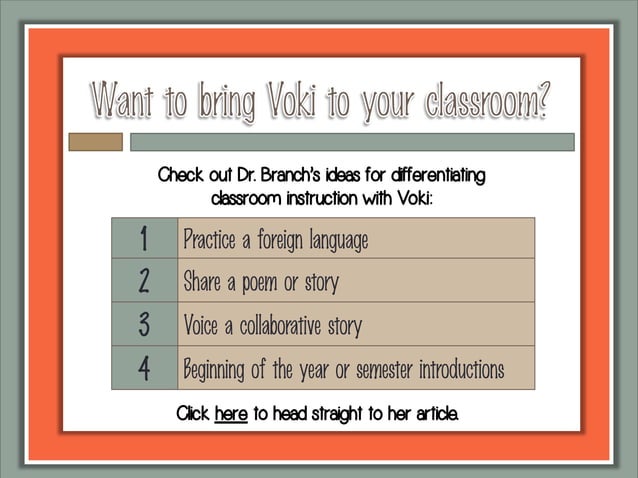 Voki Presentation | PPT