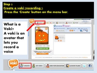 Voki recording Instructions | PPT