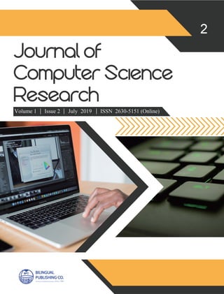 Journal of Computer Science Research | Vol.1, Iss.2 | PDF