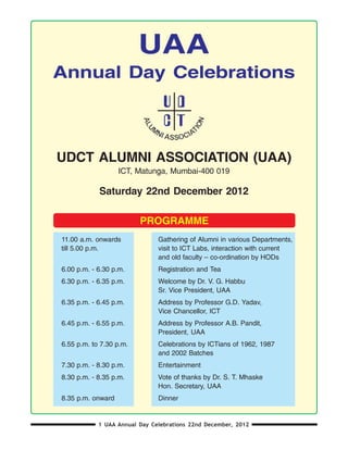 UAA Bulletin - Vol 17 - II - Dec 2012 | PDF