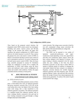 ENHANCED CONTROL OF DFIG IN WIND ENERGY CONVERSION SYSTEM | PDF