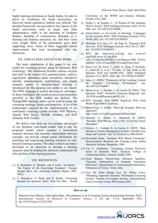 Development of an E-Learning System Incorporating Semantic Web | PDF | Web Design and HTML ...