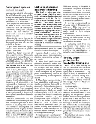 Winter 2007 Minnesota Plant Press | PDF | Landscaping | Home & Garden