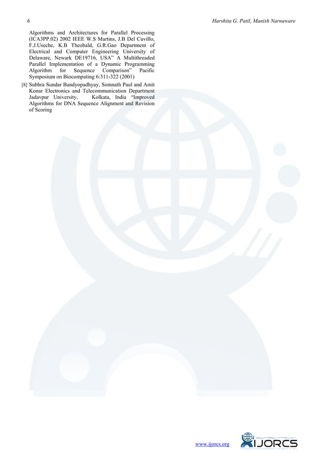 A Comparison of Computation Techniques for DNA Sequence Comparison | PDF