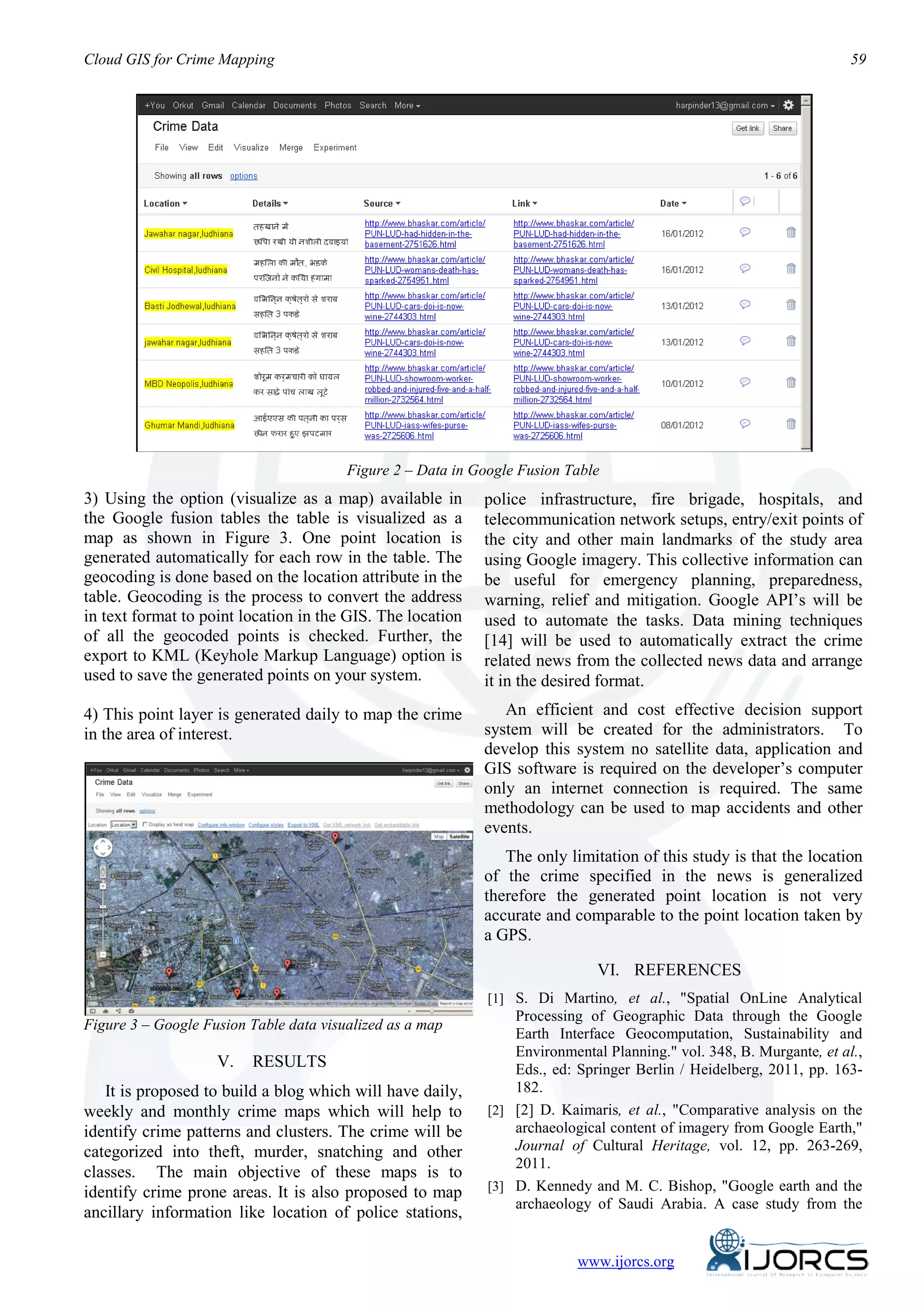 Cloud GIS for Crime Mapping | PDF