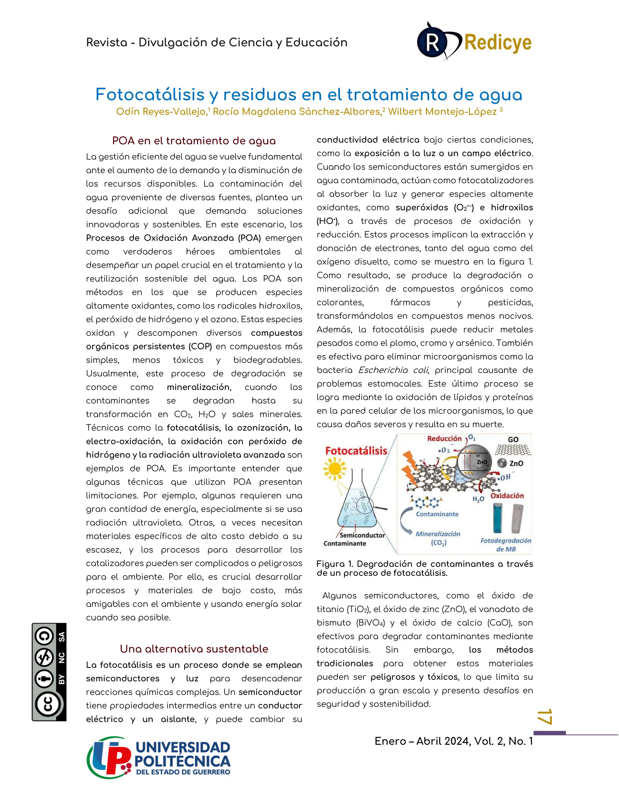 Fotocatálisis y residuos en el tratamiento de agua | PDF