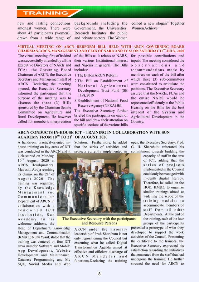 ARCN Newsletter October 2020 Edition | PDF