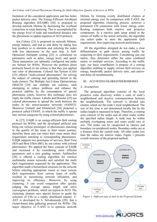 Ant Colony with Colored Pheromones Routing for Multi Objectives Quality of Services in WSNs ...