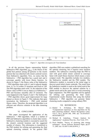 A PSO-Based Subtractive Data Clustering Algorithm | PDF