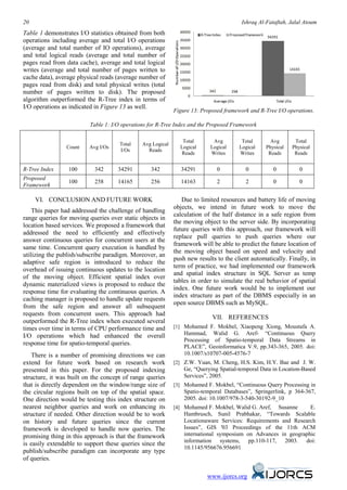 An Enhanced Framework for Improving Spatio-Temporal Queries for Global Positioning Systems | PDF