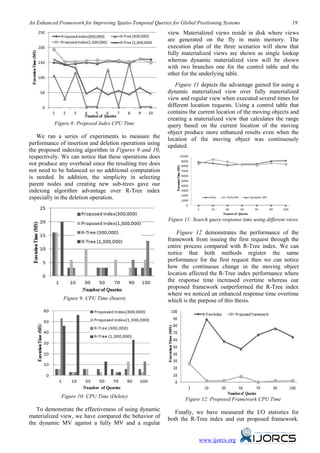An Enhanced Framework for Improving Spatio-Temporal Queries for Global Positioning Systems | PDF