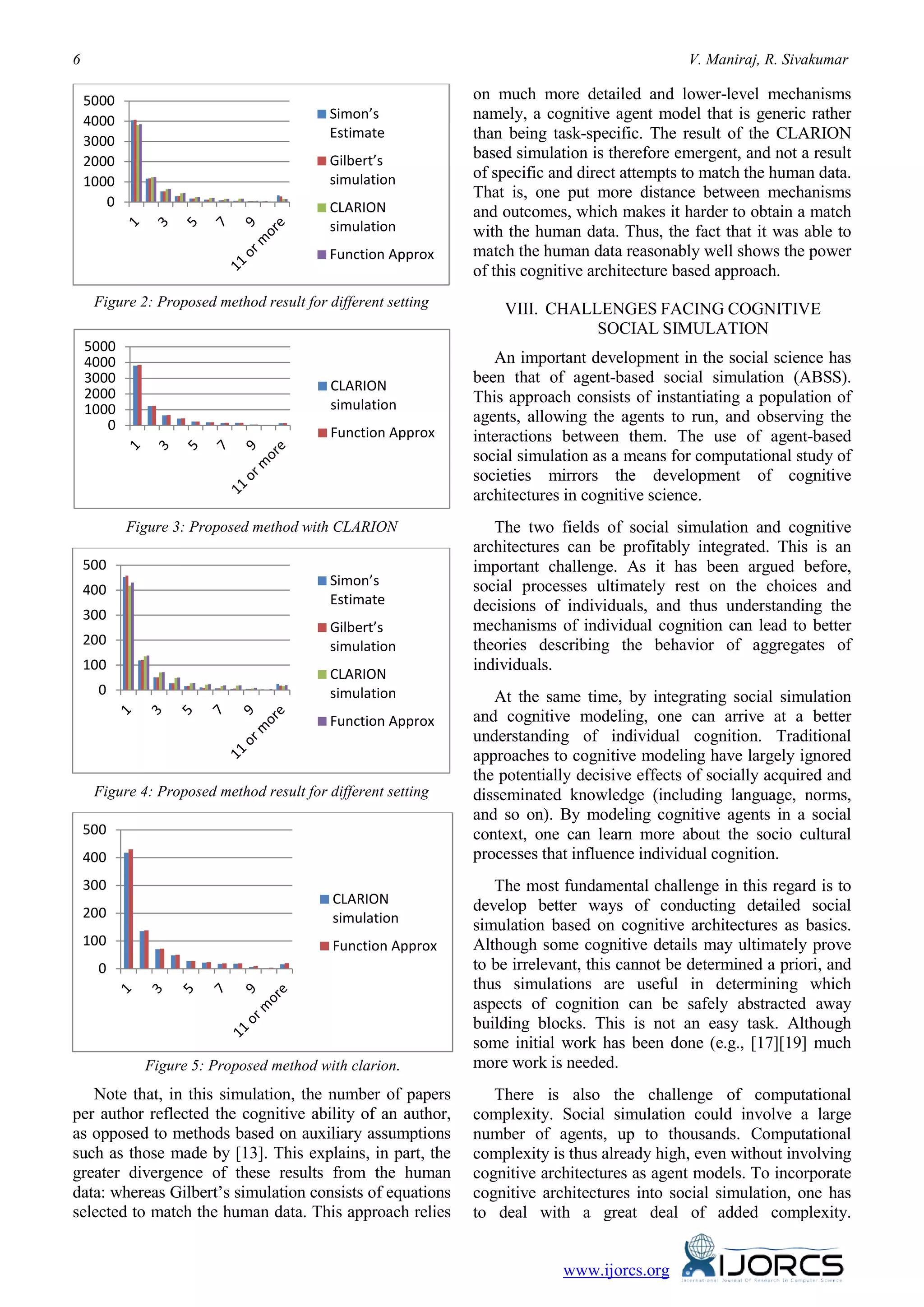 The Design Of Cognitive Social Simulation Framework Using Statistical