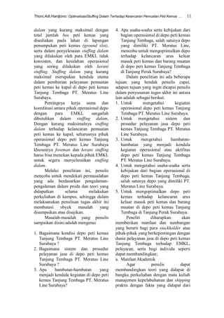 Vol3 no1 optimalisasi stuffing dalam terhadap kelancaran pemuatan peti ...