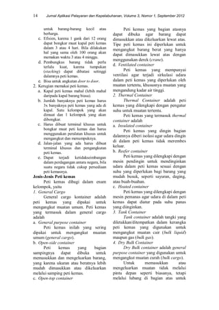 Vol3 no1 optimalisasi stuffing dalam terhadap kelancaran pemuatan peti ...
