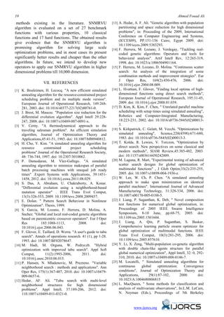 Hybrid Simulated Annealing and Nelder-Mead Algorithm for Solving Large-Scale Global Optimization ...